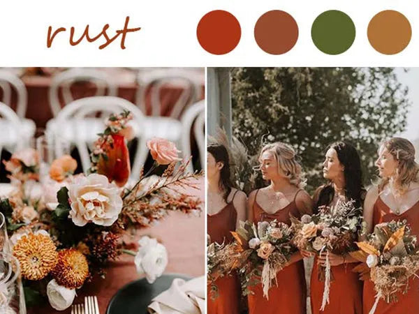 Best Fall Wedding Colors With Rust and Copper – Rosy Prints